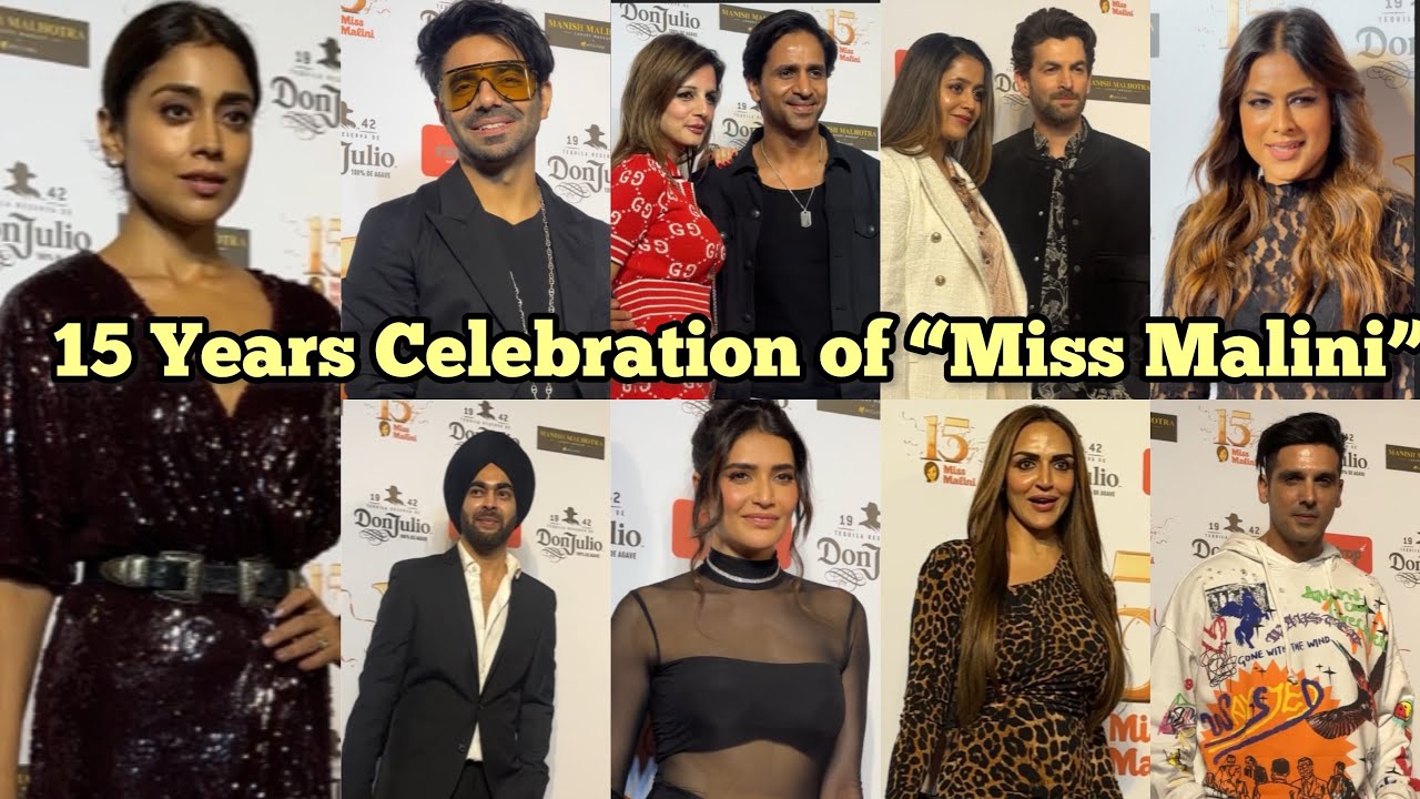 Celebs Arrives for 15 Years Celebration of Epic Serial “Miss Malini” - YouTube