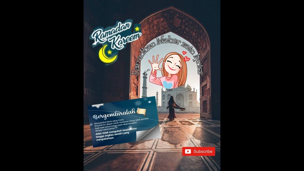 Ramadan - Maher Zain (english) dan terjemahan || official lyrics video ...