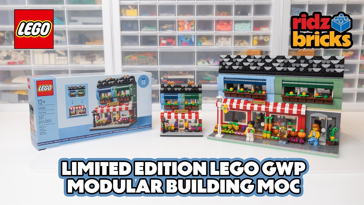 LEGO Gift With Purchase Fruit Shop Modular Building MOC (Limited ...