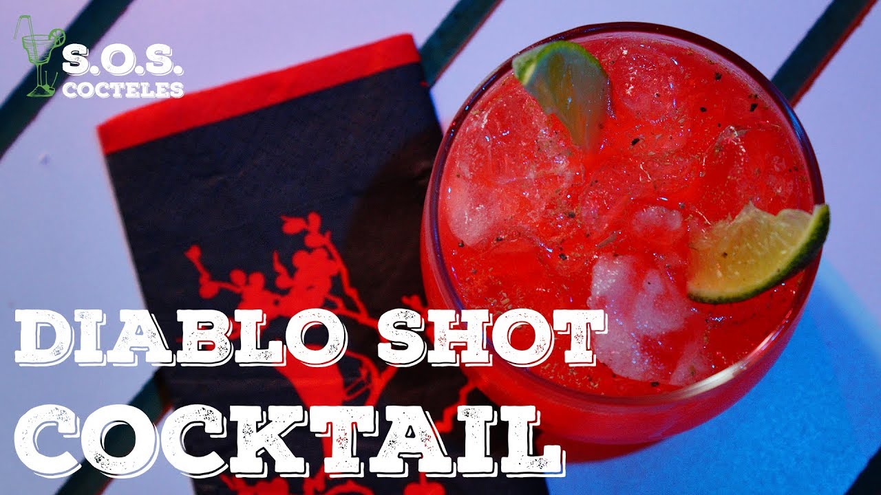 How to make Diablo Shot Cocktail / S.O.S. Cocktails / DiverIdeas - YouTube