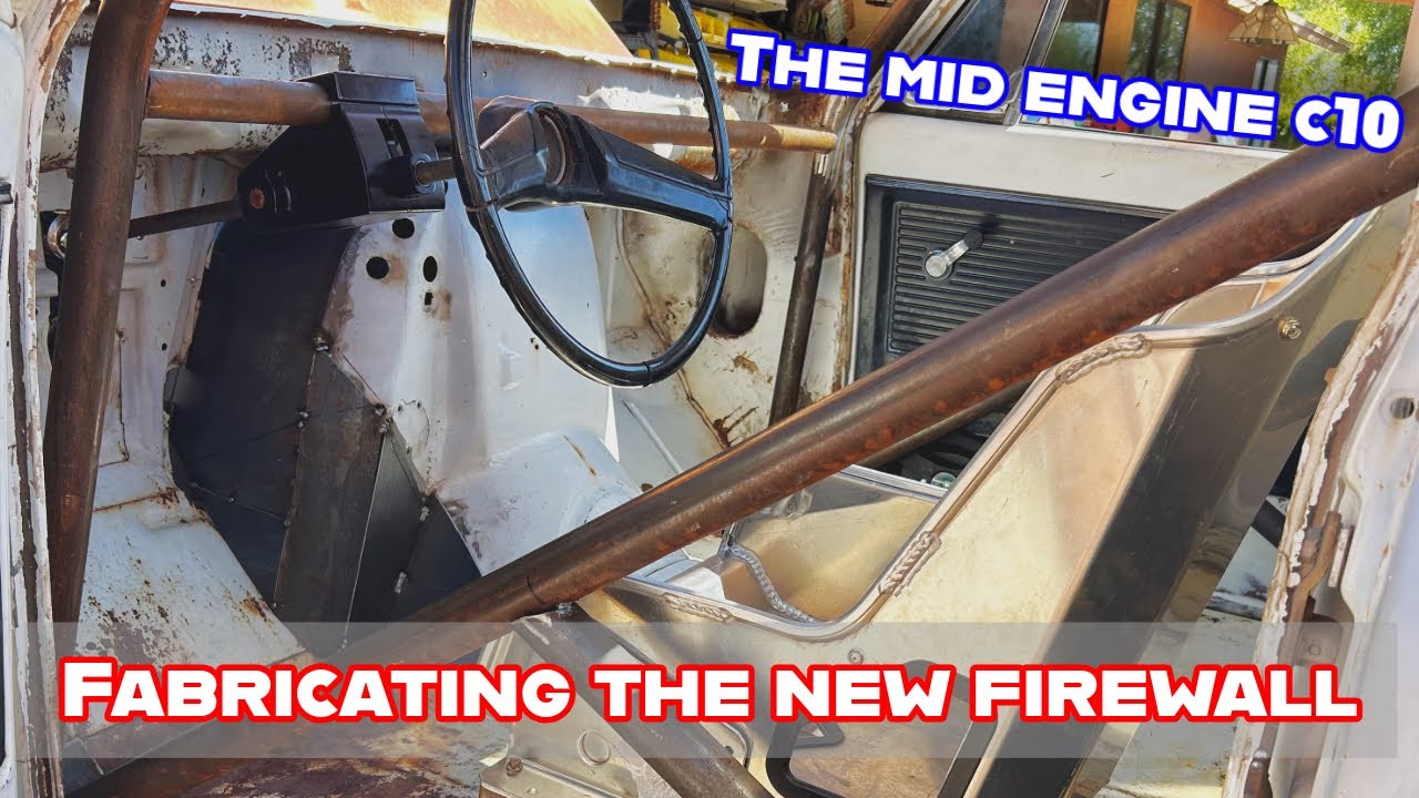 Fabricating A New Firewall for the Mid Engine C10 - YouTube
