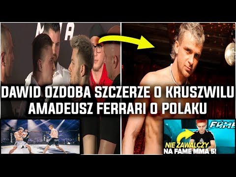 AMADEUSZ FERRARI OSTATNIA ODPOWIEDZ DO ZACZEPEK ADRIANA POLAKA + DAWID OZDOBA SZCZERZE O KRUSZWILU!