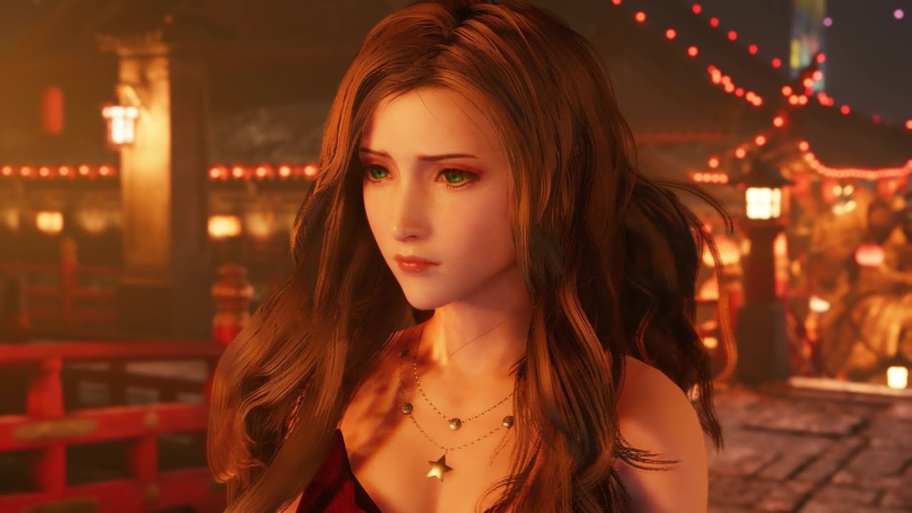 Final Fantasy VII Remake - Aerith Long Hair Mod - YouTube
