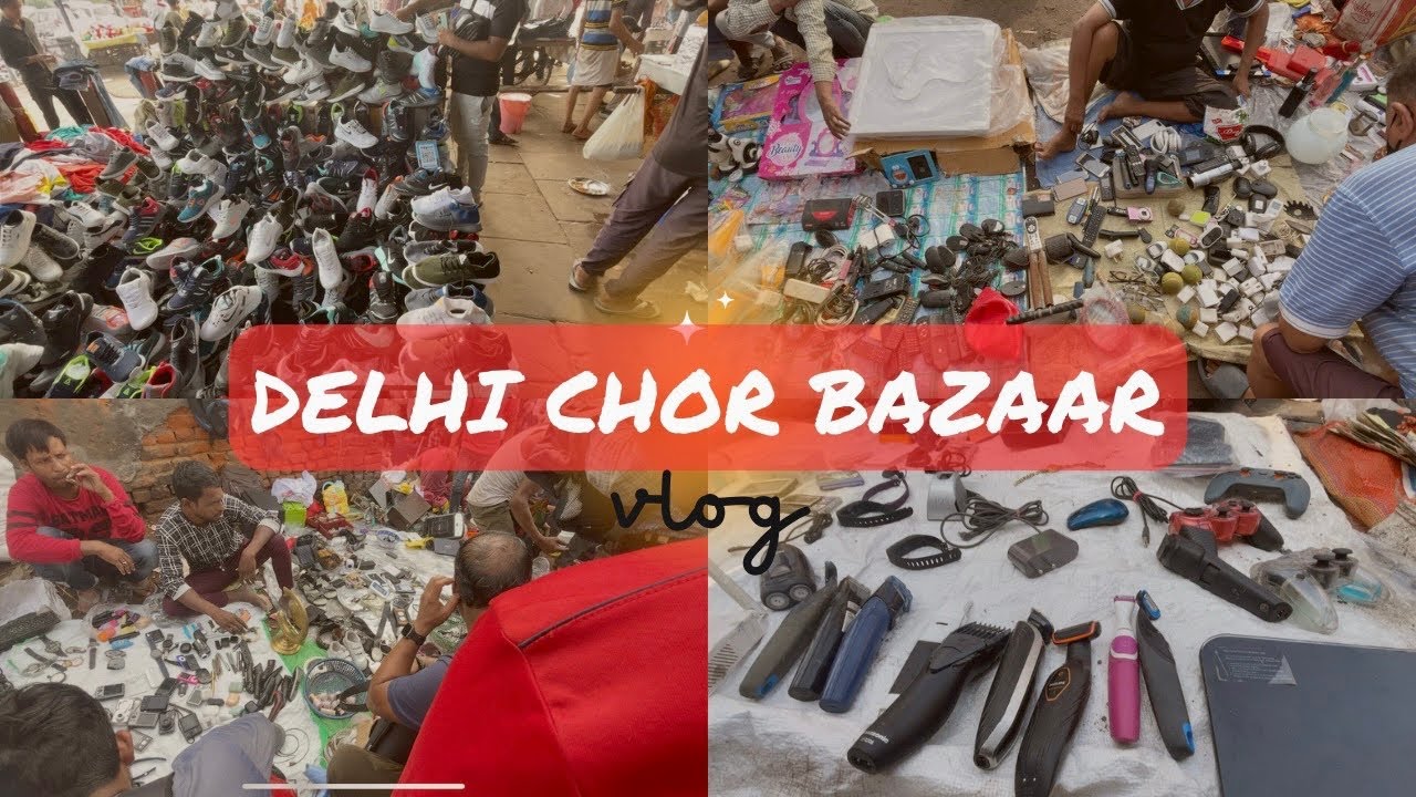 Delhi Chor Bazaar Market | Go Pro 4K with Box Only 2000 | Jama Masjid Chor Bazaar | life Diary 2 ...