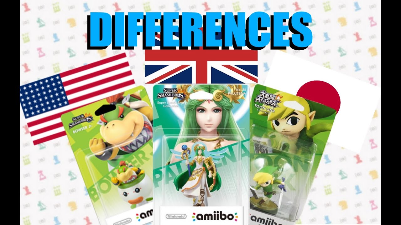 Regional Differences Between Amiibo - YouTube