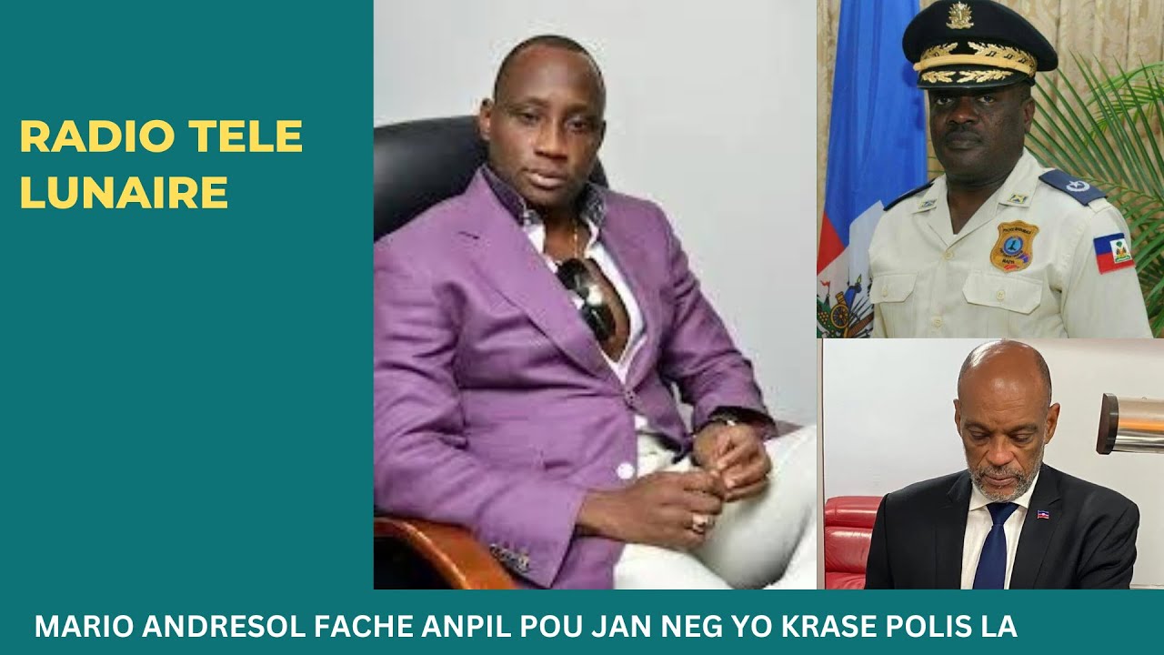 MARIO ANDRESOL FACHE ANPIL POU JAN NEG YO KRASE POLIS LA - YouTube