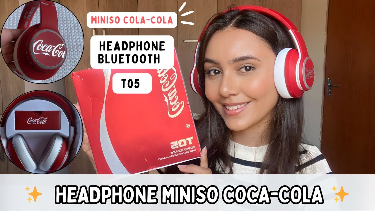 UNBOXING HEADPHONE BLUETOOTH | MINISO COCA-COLA T05 - YouTube