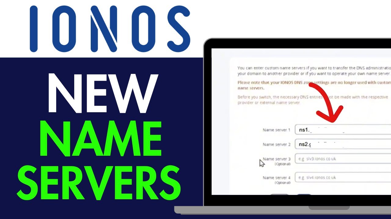 How To Change Name Servers for Ionos Domain (EASY & FAST) - YouTube