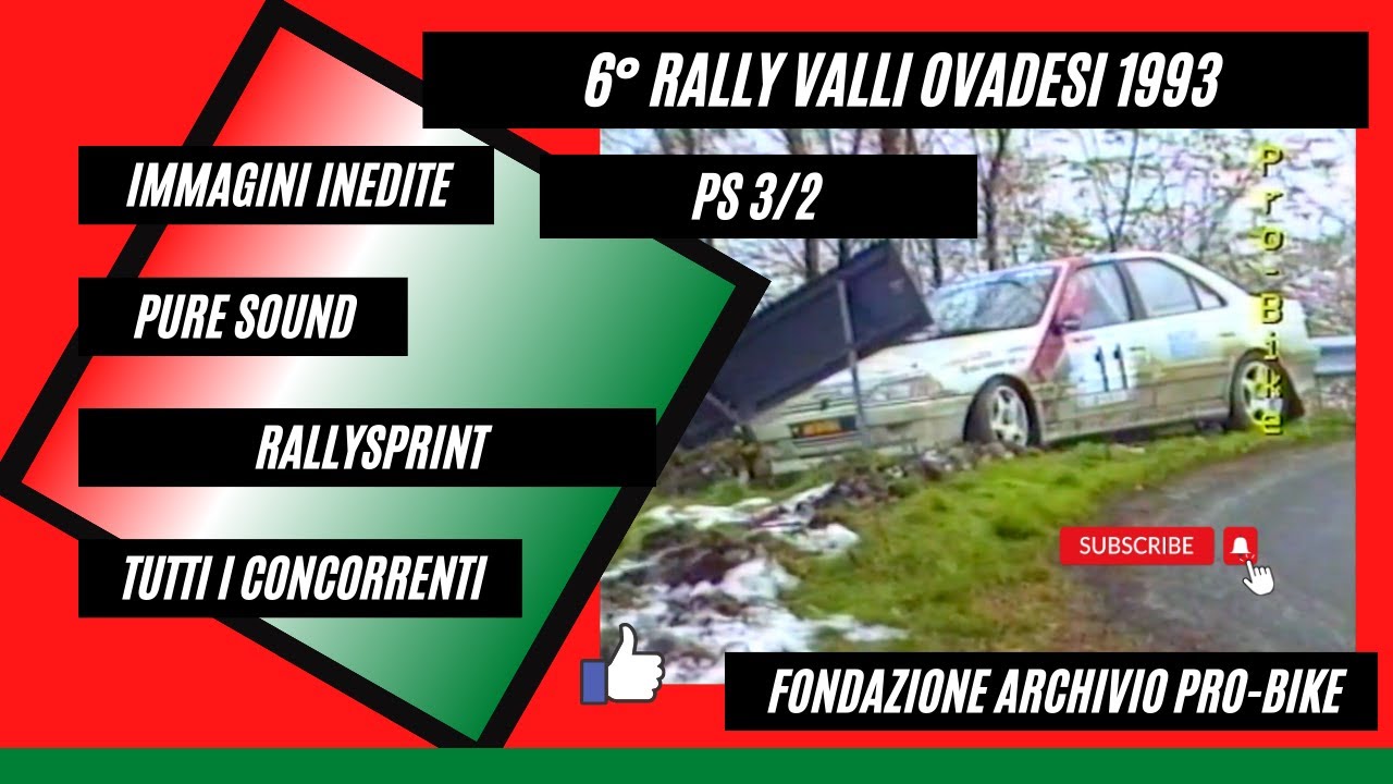 Rallysprint Valli Ovadesi 1993 Ps 3 Telecamera 2 Tutti i Concorrenti (Crash & Show) - YouTube
