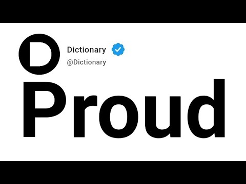 Proud Significado En Español - YouTube
