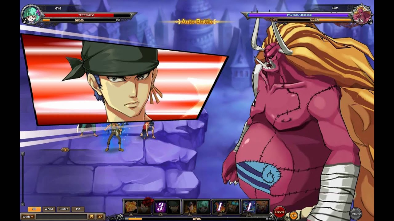 One Piece Online 2 game: OP2 Devil Oars Gameplay - YouTube