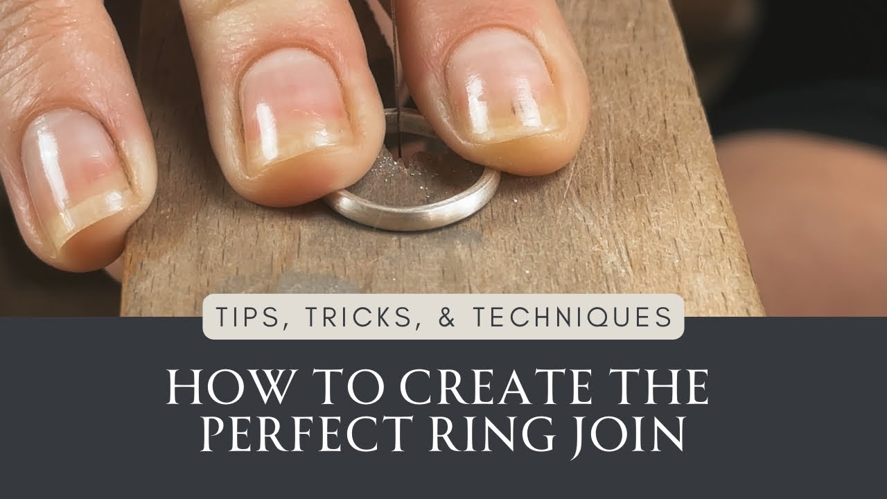 JEWELLERS TECHNIQUES | How to create the perfect ring join for ...