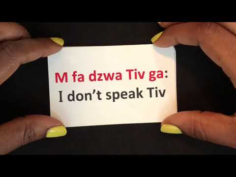 More phrases in Tiv language - YouTube