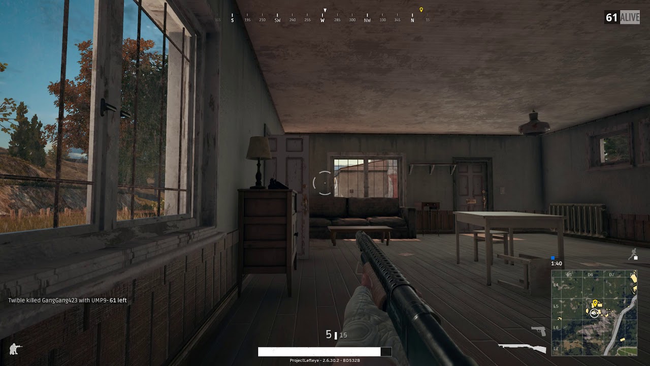 Shotgun through window - YouTube