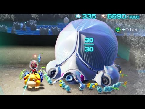 pikmin dragging an arctic cannon beetle back to the base in pikmin 4 ...