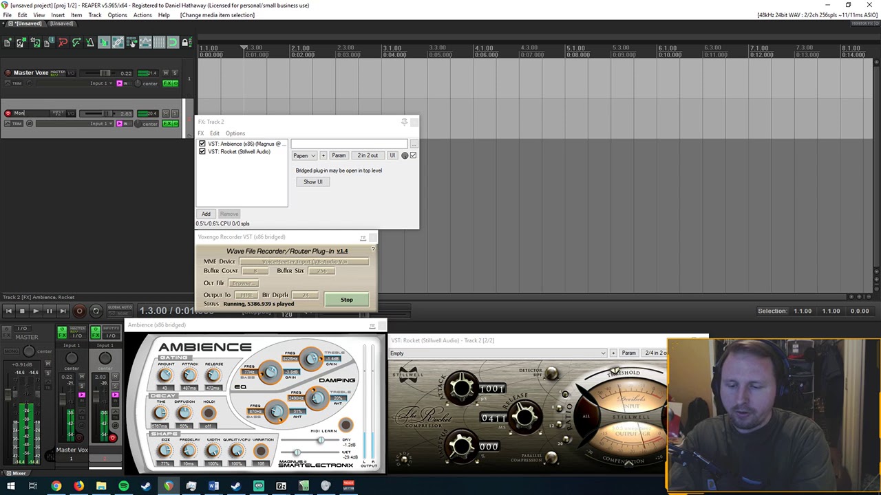 Tutorial for Reaper Voxengo Streaming setup for Live Music - YouTube