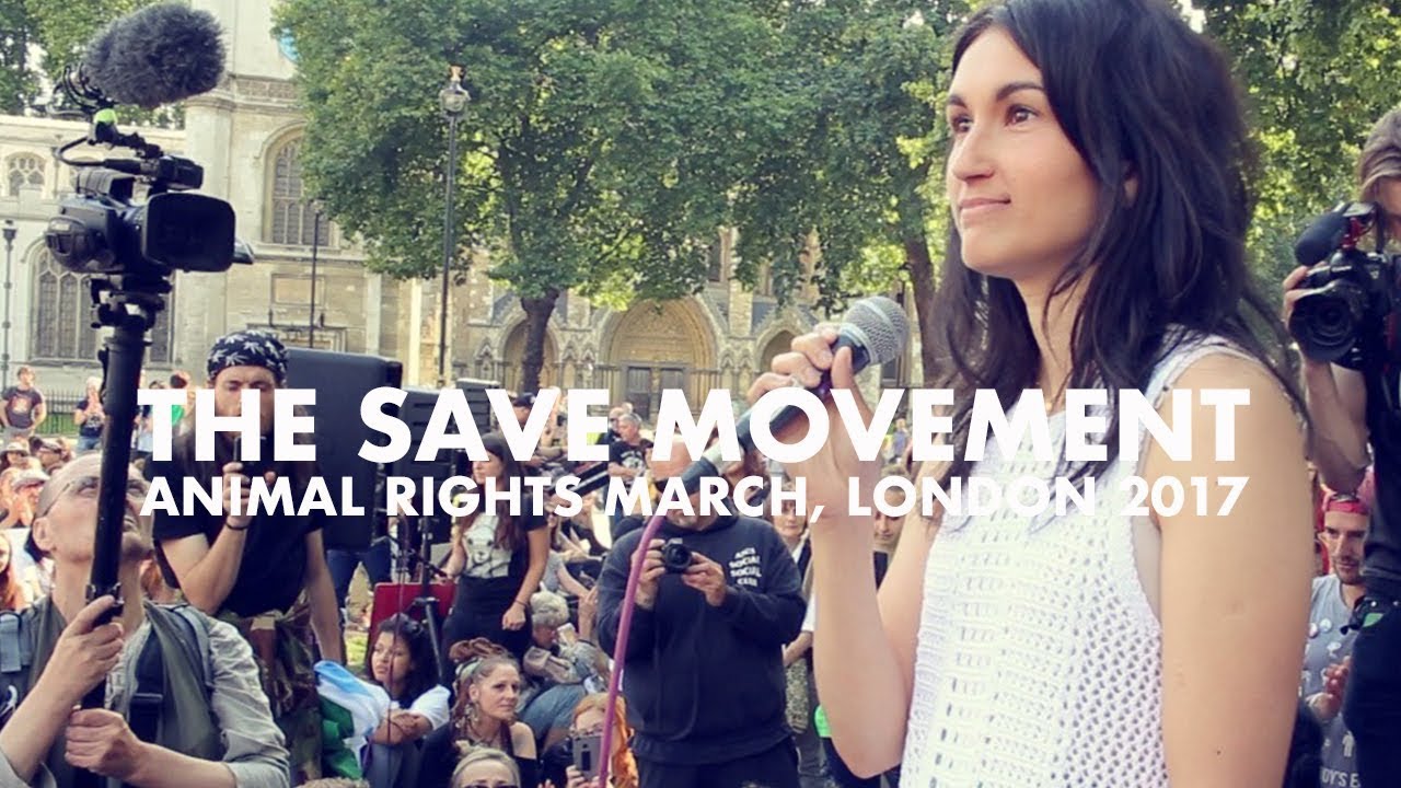 Animal Rights March, London 2017 | The Save Movement Speech - YouTube