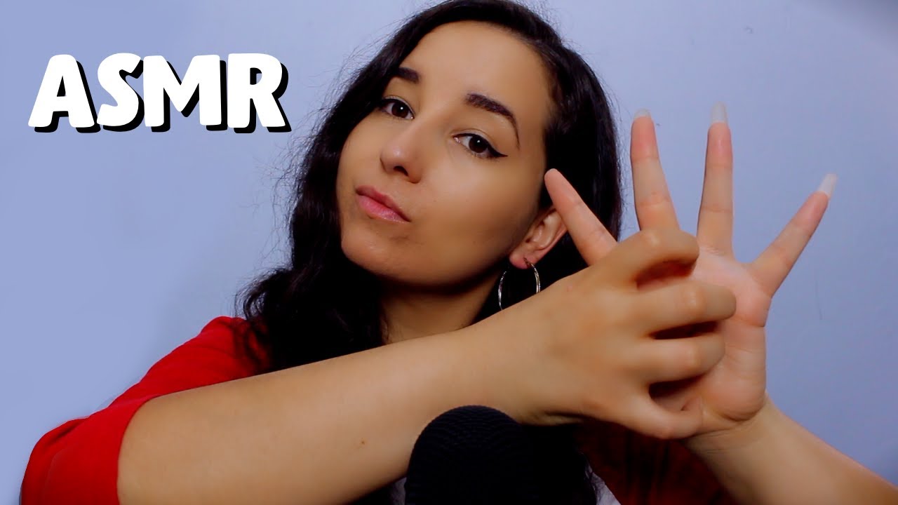 ASMR Scratching Hand Sounds (NO TALKING, real natural nails, blue yeti ...