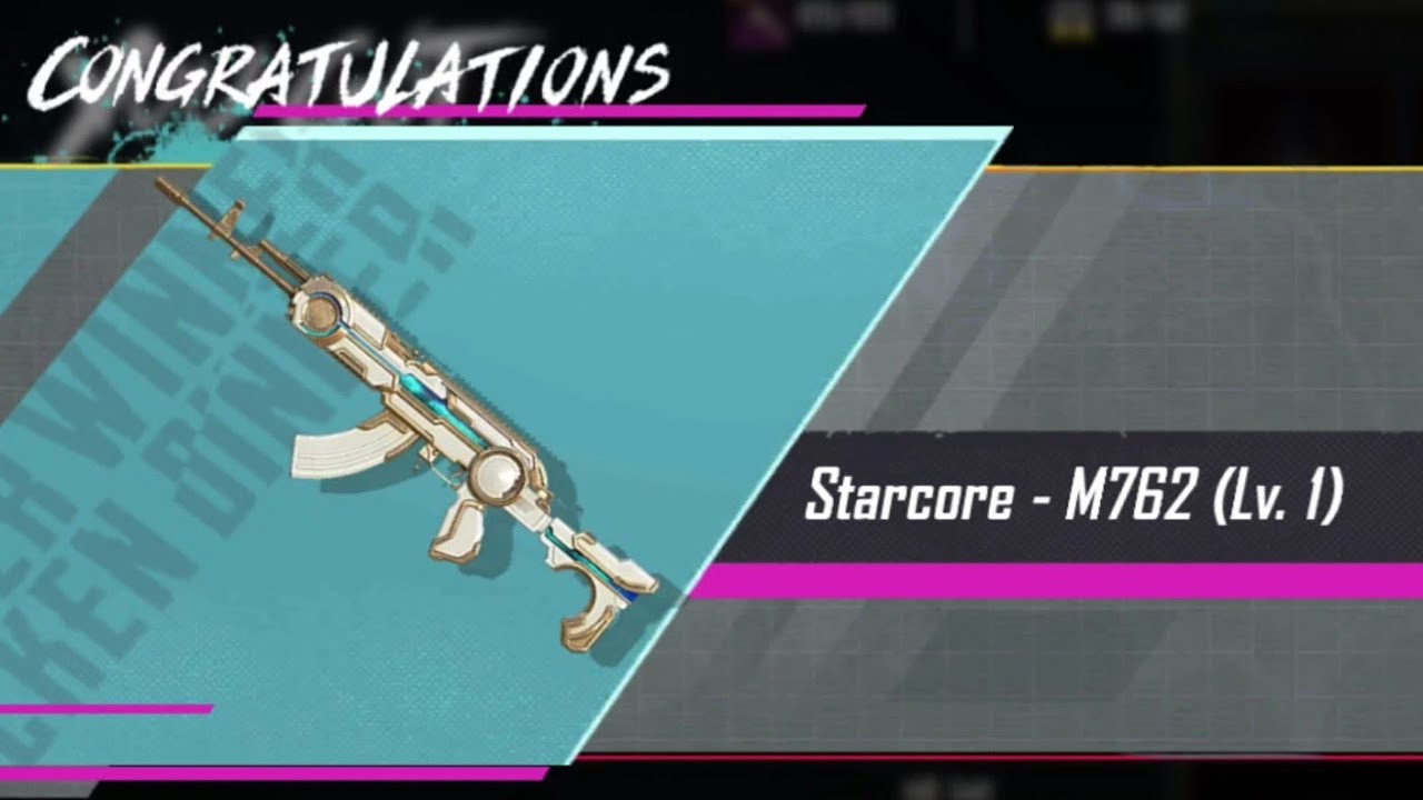 GRATIS !!!! | SKIN UPGRADE STARCORE - M762 | PUBG MOBILE - YouTube