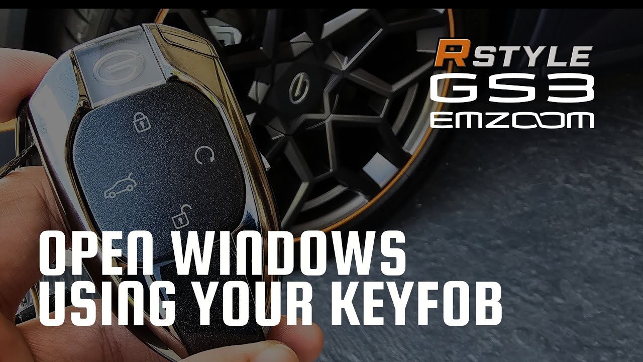 OPEN WINDOWS USING YOUR KEYFOB | GAC EMZOOM #GAC #keyfob #remotekey # ...