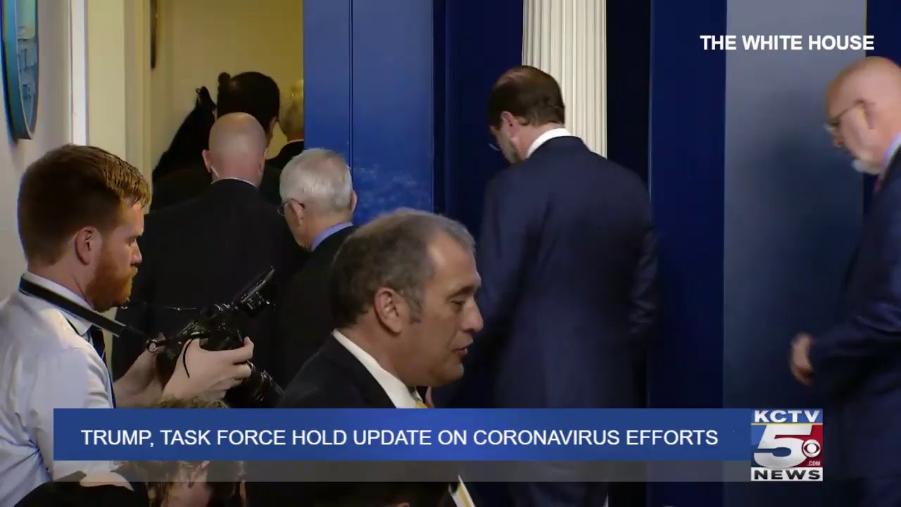 Trump, task force hold update on coronavirus efforts - YouTube