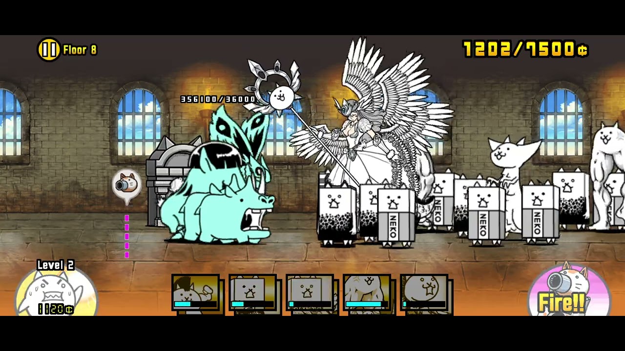 The Battle Cats | Alien Citadel | Floor 8 - YouTube