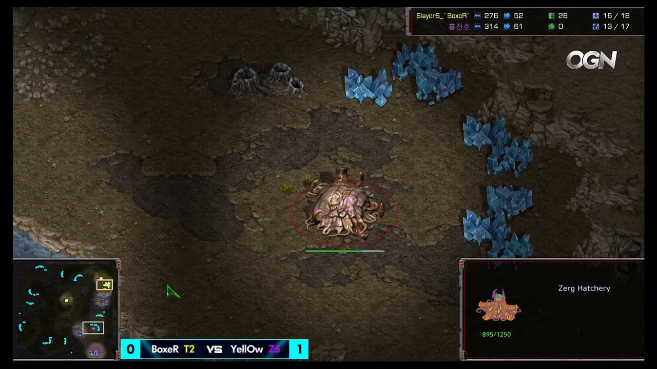 Starcraft Remastered [GG Together 2017] Boxer Vs. YellOw Game 2 - YouTube