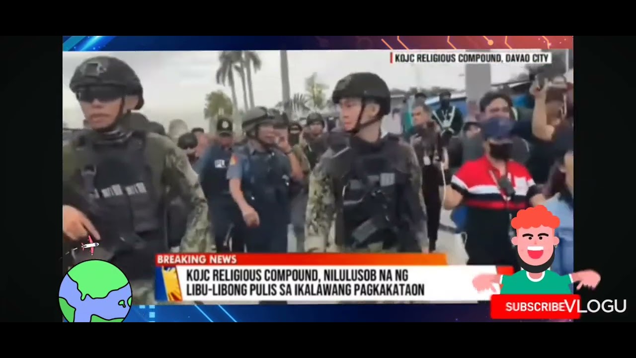 KOJC COMPOUND ni PASTOR QUIBOLOY SI NUGOD NG PNP. - YouTube