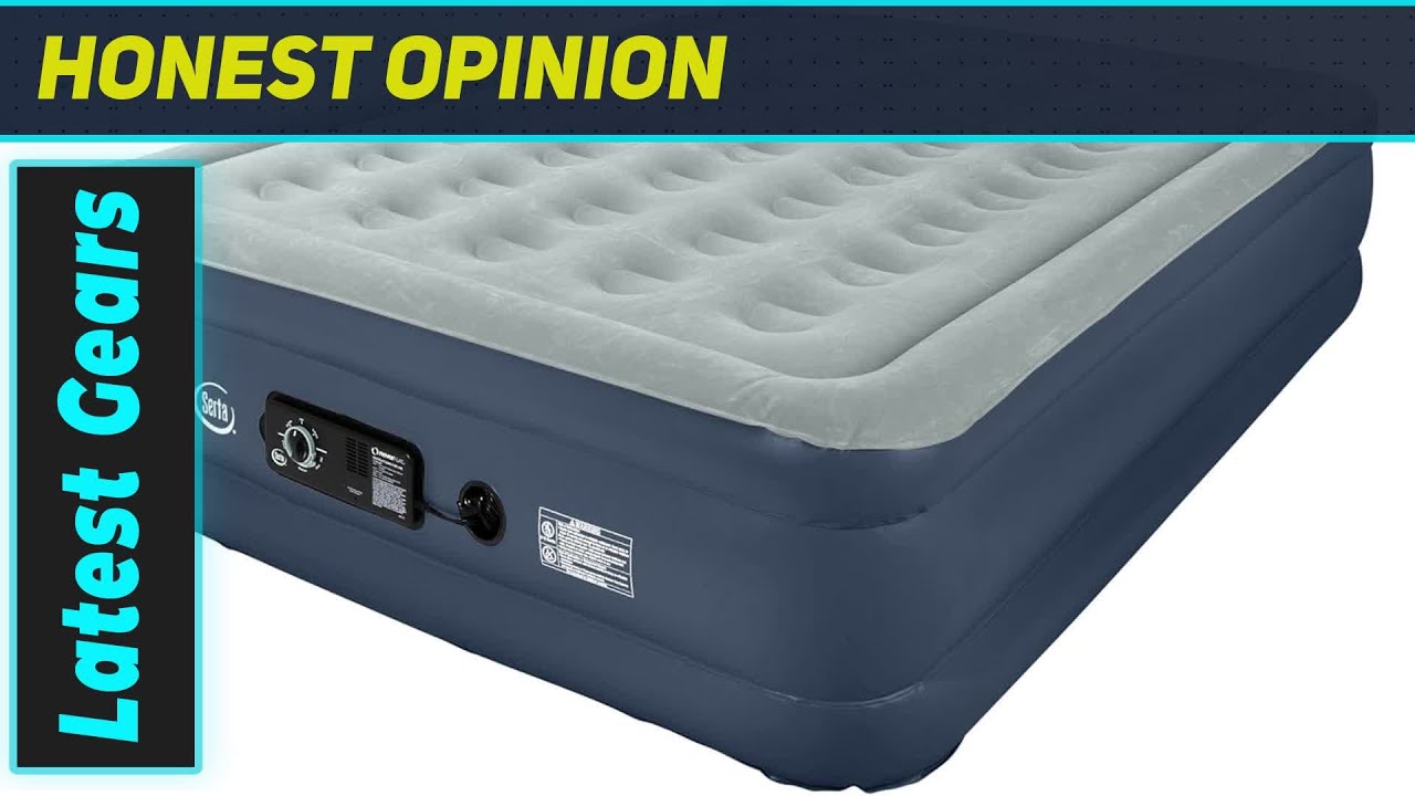 reviewBest Inflatable Mattress? Serta Raised Air Mattress with Never ...