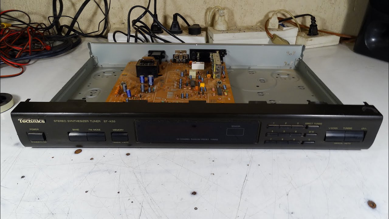 SINTONIZADOR TUNER SYNTHESIZER TECHNICS ST-K55 JAPON 1994 - YouTube
