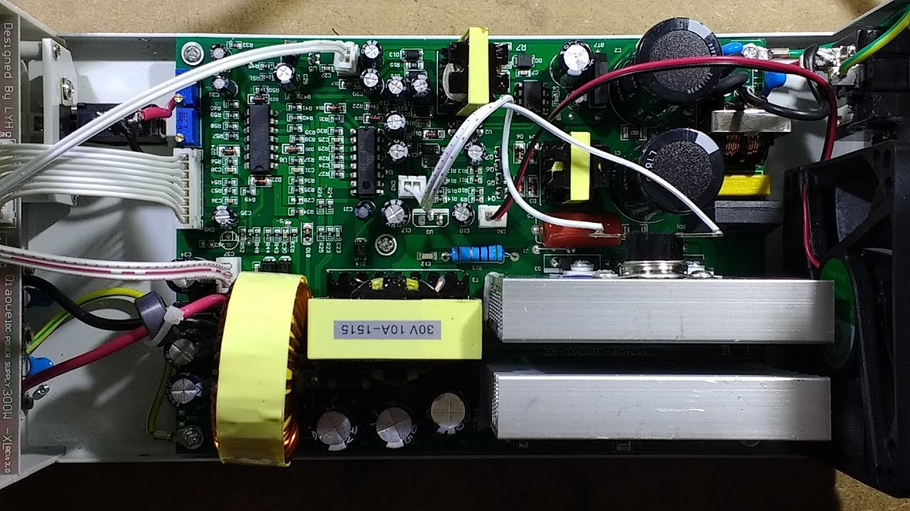Test of a PSU like the one that went on fire. - YouTube