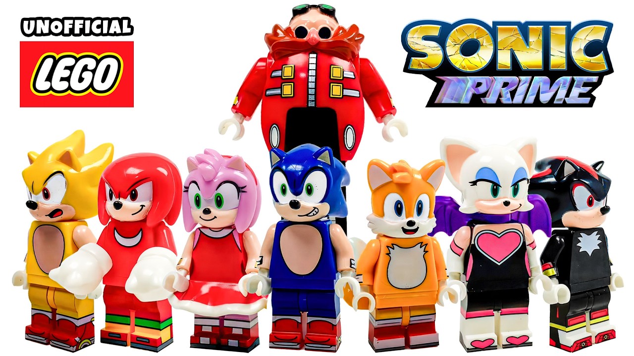 LEGO Sonic the Hedgehog 3 Sonic | Shadow | Dr. Eggman | Tails ...