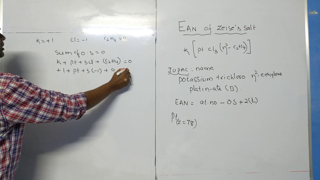 EAN of Zeise's salt - YouTube