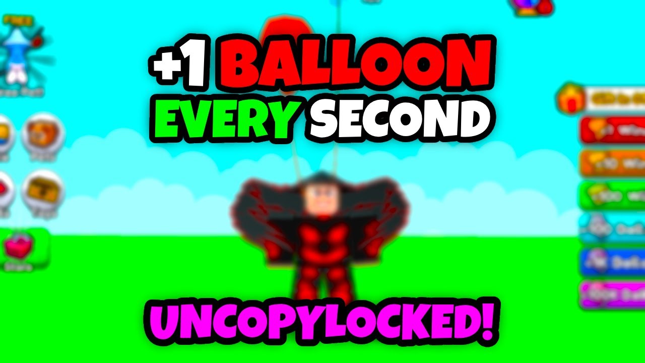 Balloon Every Second | Roblox Studio 😃 (UNCOPYLOCKED!) - YouTube