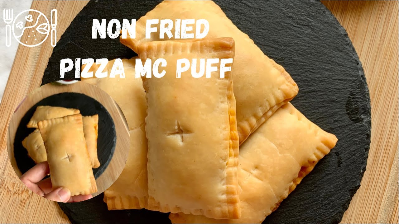 Non Fried Pizza McPuff l Baked Pizza Puff l - YouTube