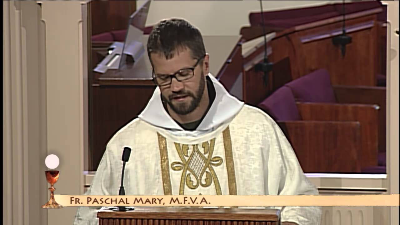 EWTN Daily Catholic Mass - 2014-6-6 - Fr. Paschal Mary MFVA - YouTube
