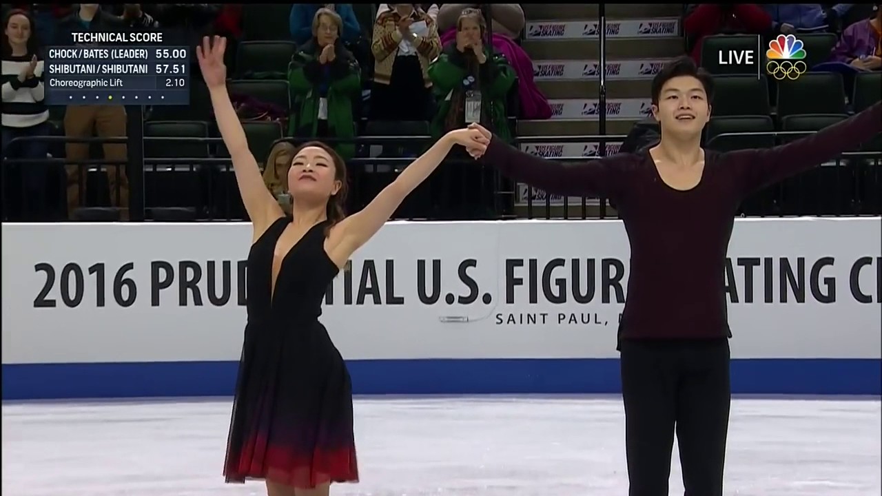 2016 U.S. Nationals Shibutani / Shibutani FD NBC HD - YouTube
