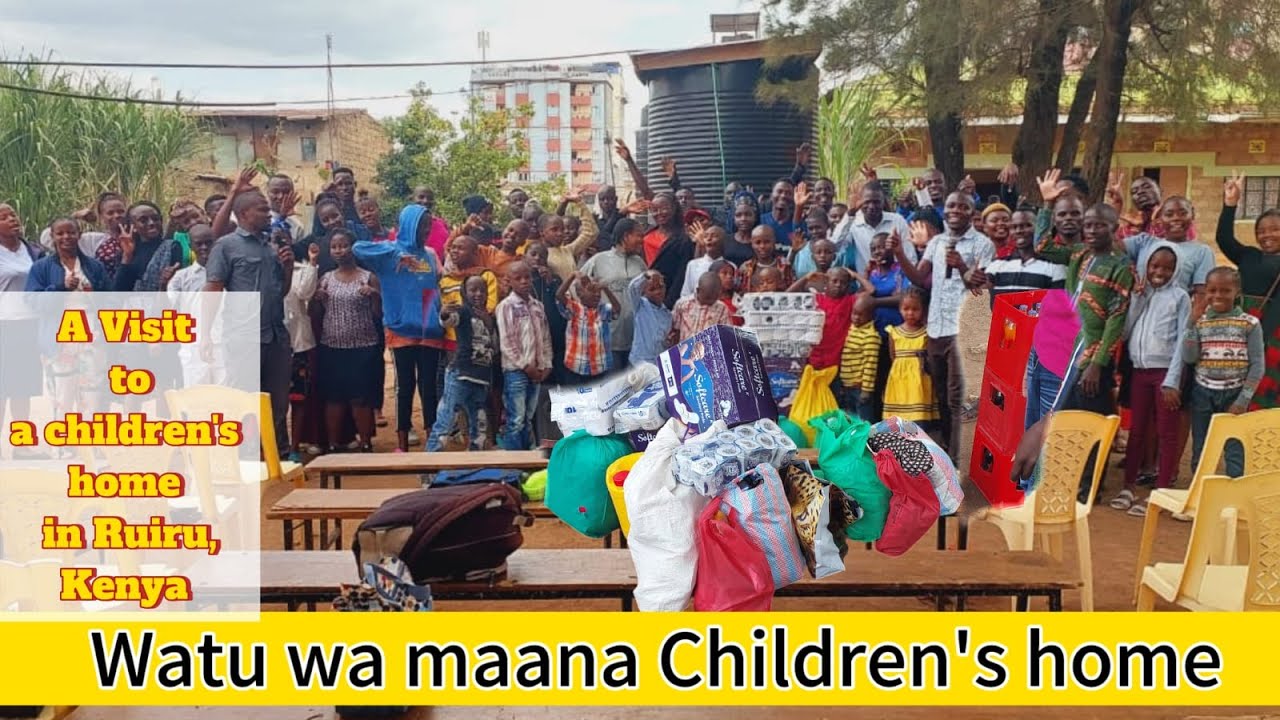 First time visiting an African village Children’s home in Ruiru ...