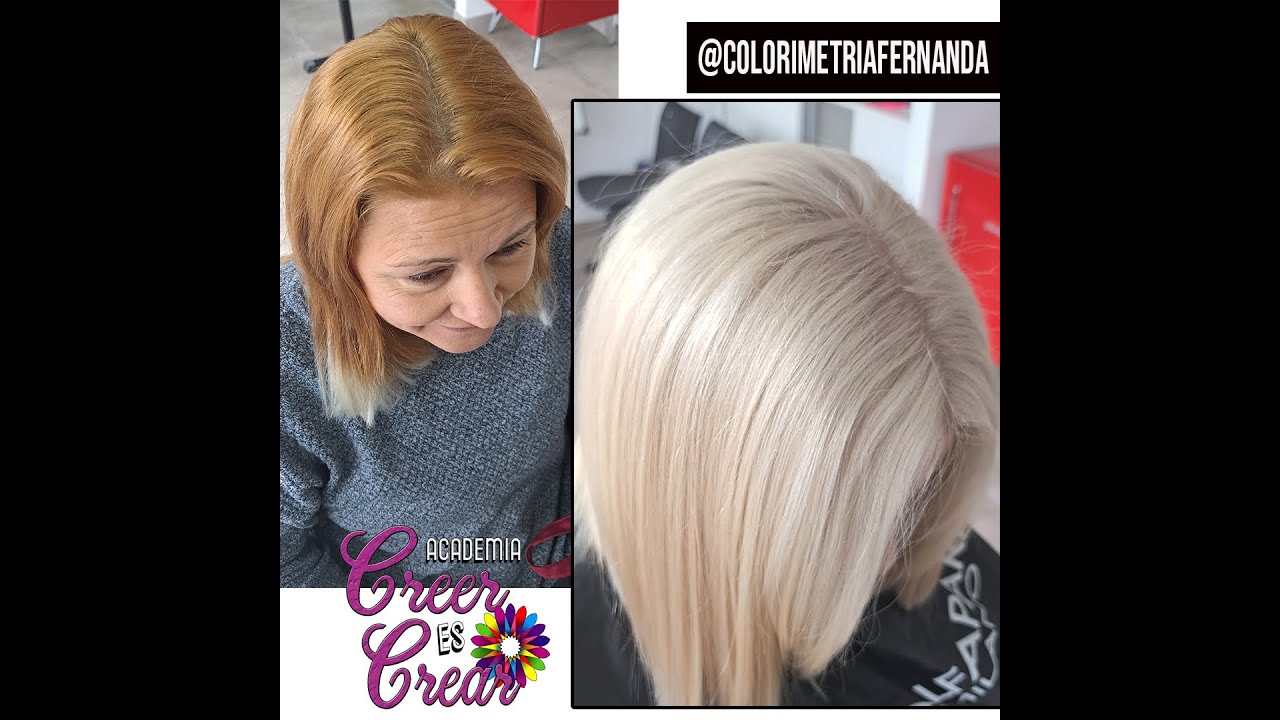 Eliminar color naranja con decoloracion sin dañar el cabello, color ...