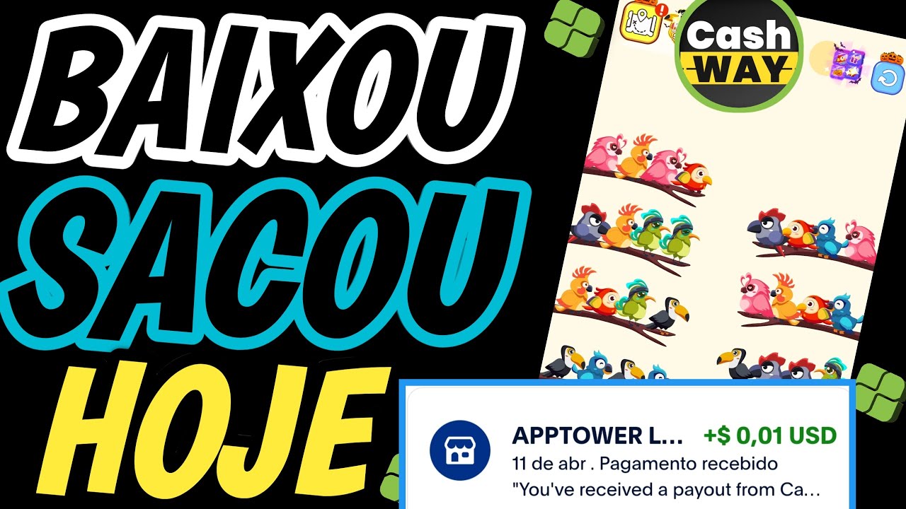 NOVO APP BAIXOU SACOU PARA GANHAR DINHEIRO HOJE PROVA DE PAGAMENTO ...