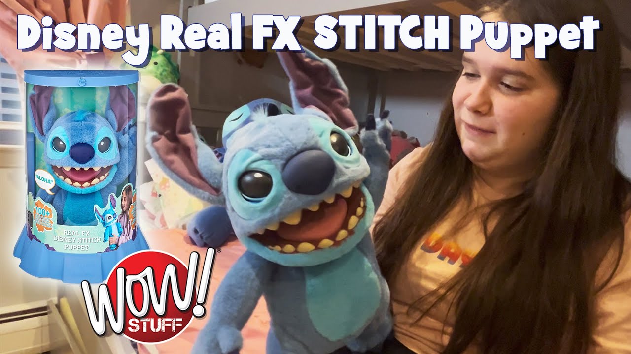 Autumn Checks out the Disney Real FX STITCH Puppet from WOW Stuff Toys ...