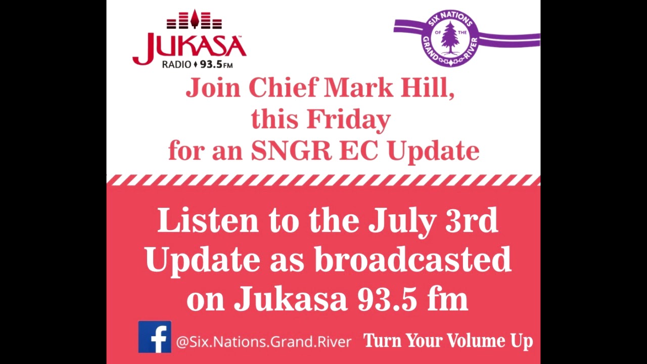 SNGR EC Update with Chief Mark Hill - July 3, 2020 on Jukasa Radio ...