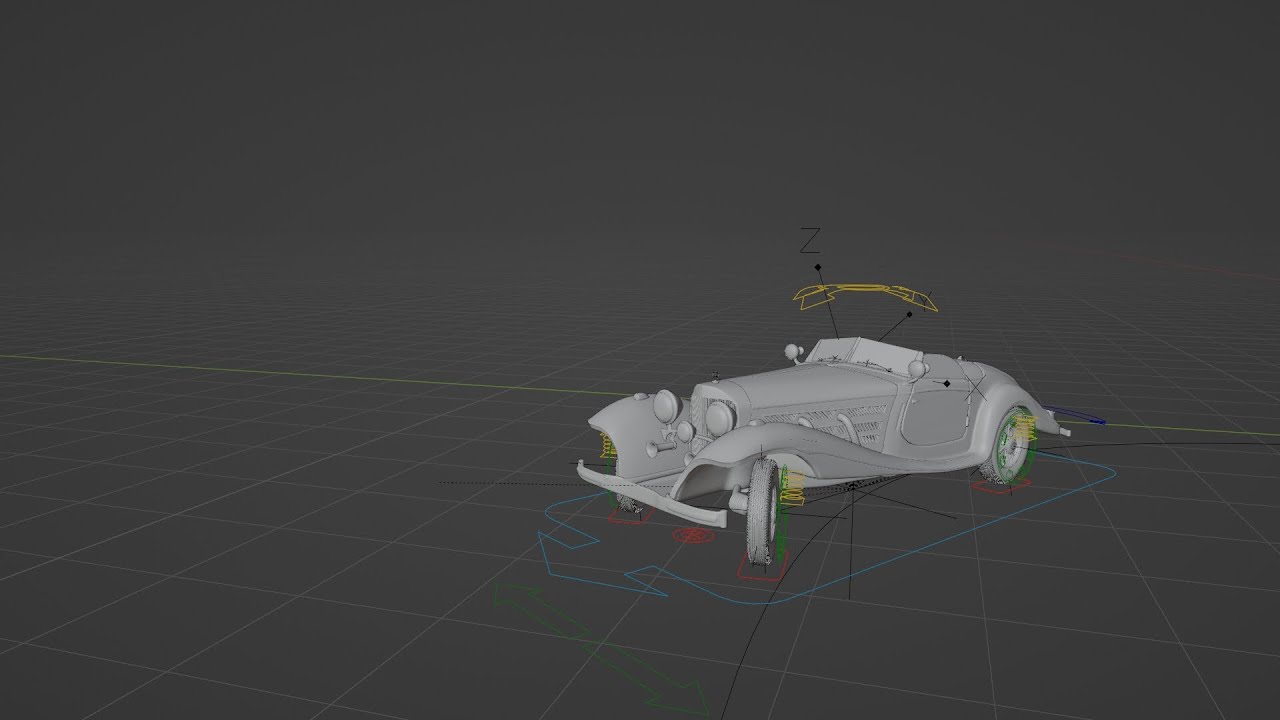 Blender Rigacar Baking Car Steering Fix - YouTube