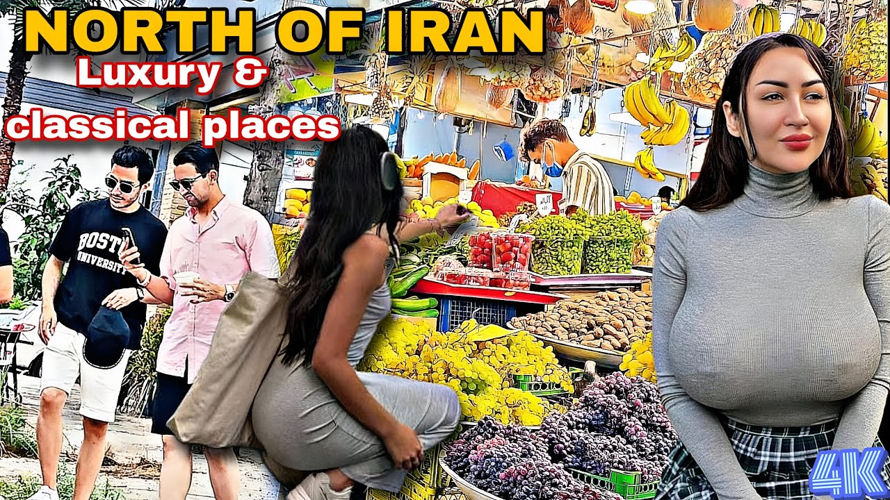 This is real IRAN🇮🇷 |Street food & traditional Bazaar in North of IRAN ...