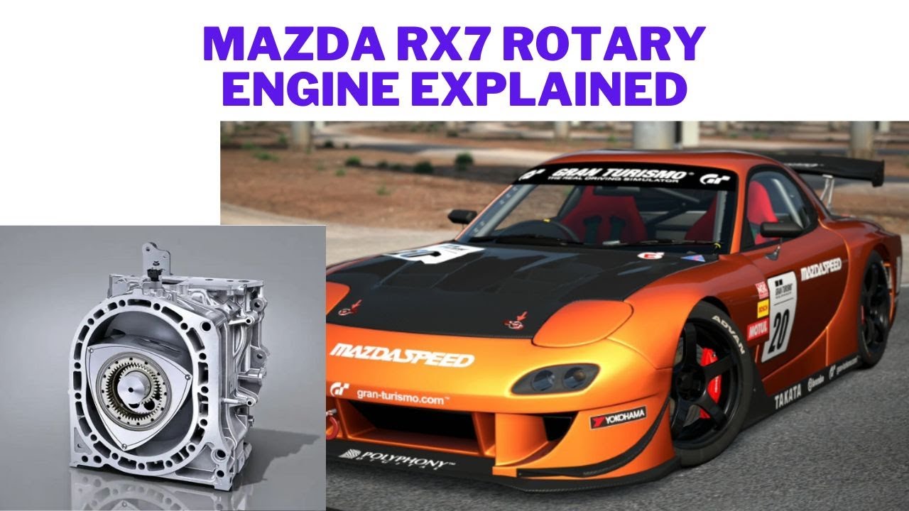 rotary engine explained Mazda rx7 - YouTube