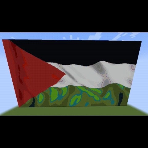 Epic Palestine Flag pixel art 🤩😍 #minecraft #pixelart #epic #palestine ...
