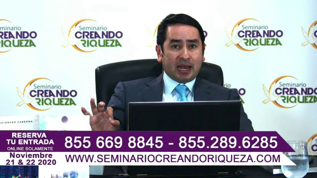 Programa Creando Riqueza Live con Alejandro Cardona - 18 de noviembre ...