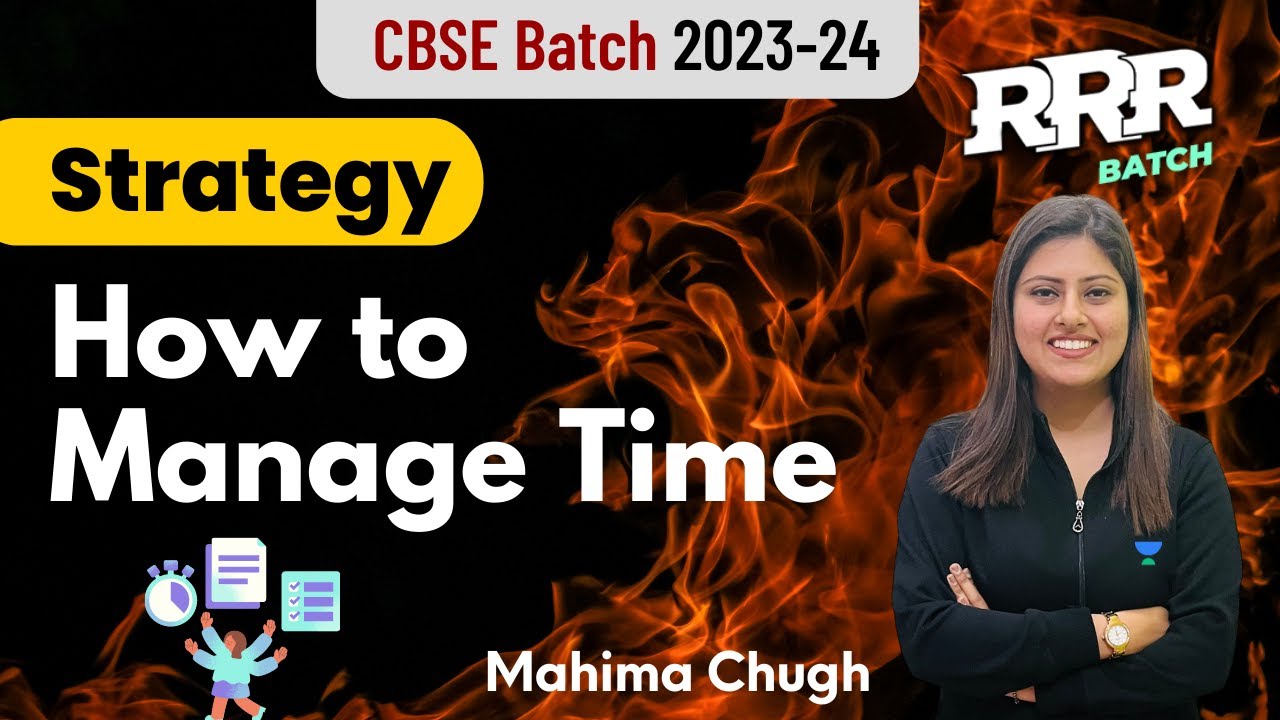 How to Manage Time | Strategy Video | Mahima Chugh - YouTube
