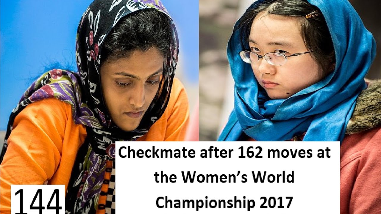 Checkmate after 162 moves at the Women's World Championship 2017 - YouTube