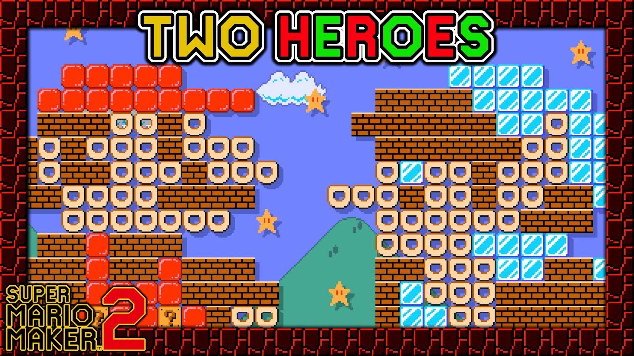 Super Mario Maker 2 - Two Heroes: Link and Mario - YouTube